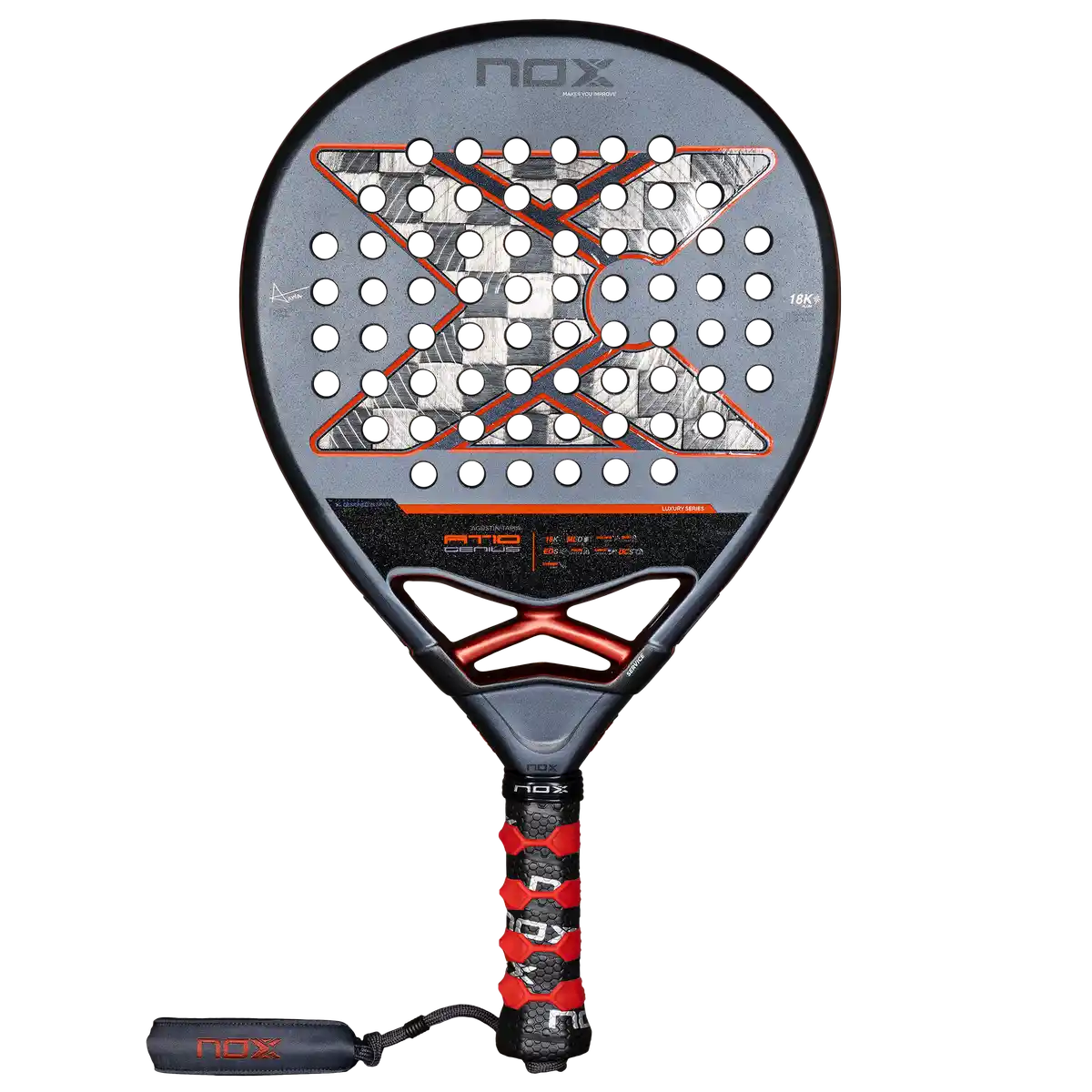 NOX AT10 Luxury Genius 18K Alum 2025 by Agustín Tapia | Padel Kiwi
